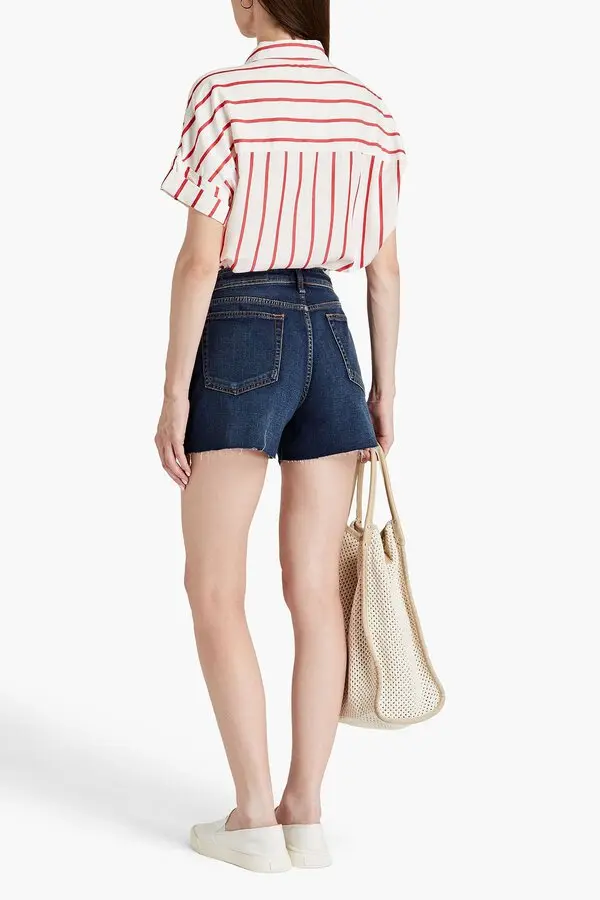 Rag & Bone Dre Faded Denim Shorts