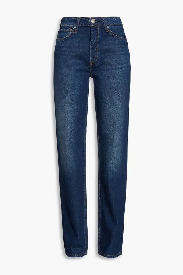 Rag & Bone Alex Faded Highrise Straightleg Jeans