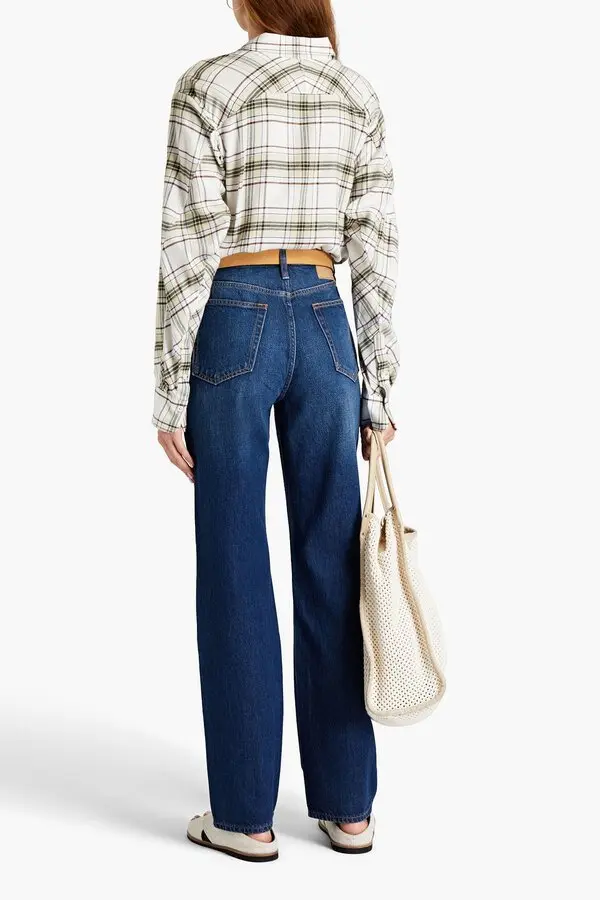 Rag & Bone Alex Faded Highrise Straightleg Jeans
