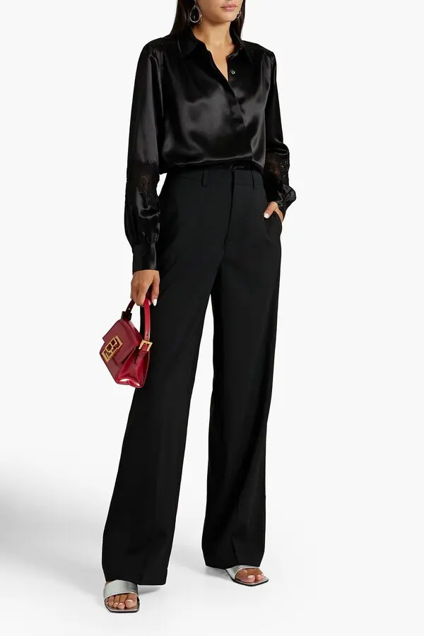 Co Wool Wideleg Pants