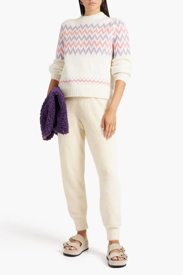 Chinti & Parker Fair Isle Alpaca-blend Sweater