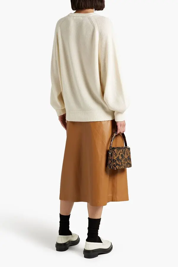Co Ribbed Cashmere Sweater - Ivory