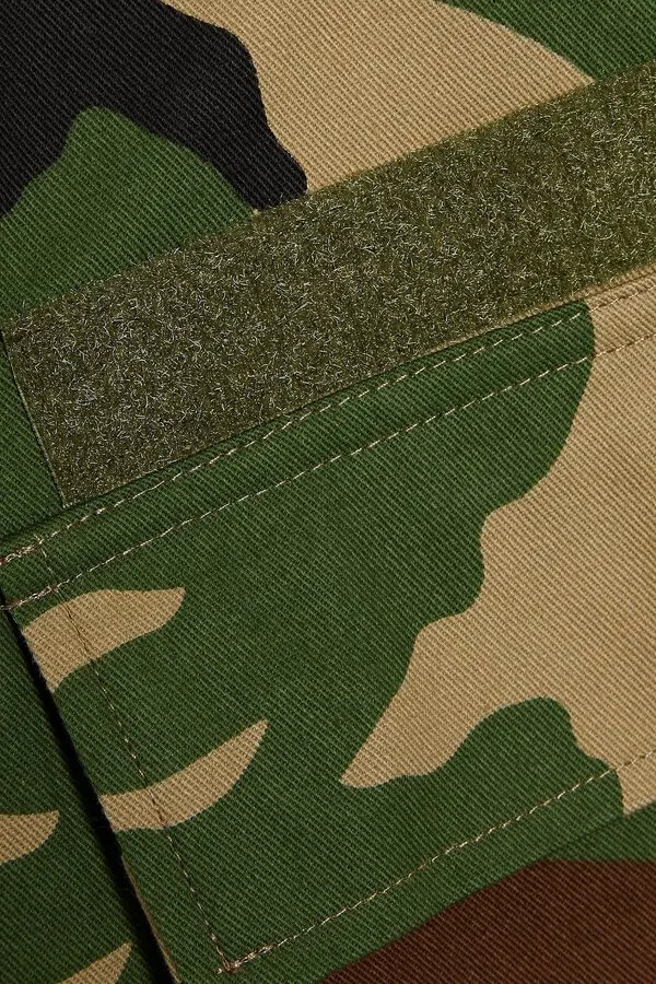 Sandro Camouflage Cotton-twill Jacket