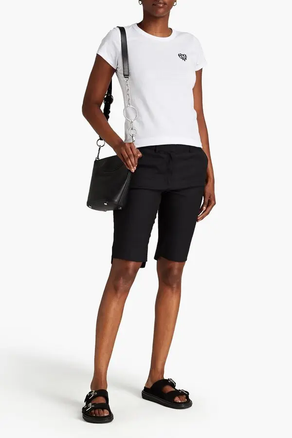 Rag & Bone Embroidered Organic Cottonjersey Tshirt