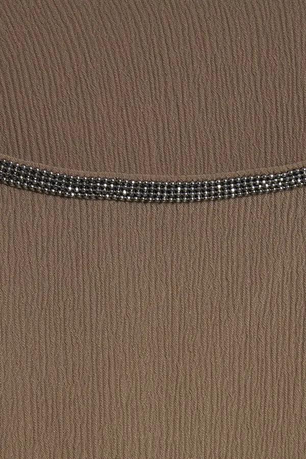 Fabiana Filippi Beaded Crepon Blouse