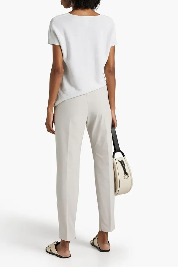 Fabiana Filippi Tapered Stretch-twill Pants