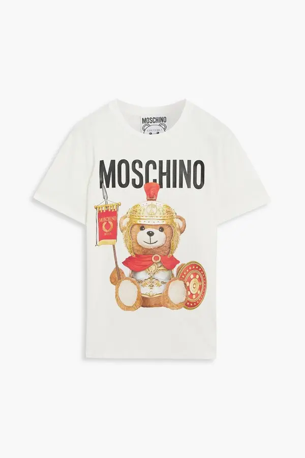 Moschino Printed Cottonjersey Tshirt