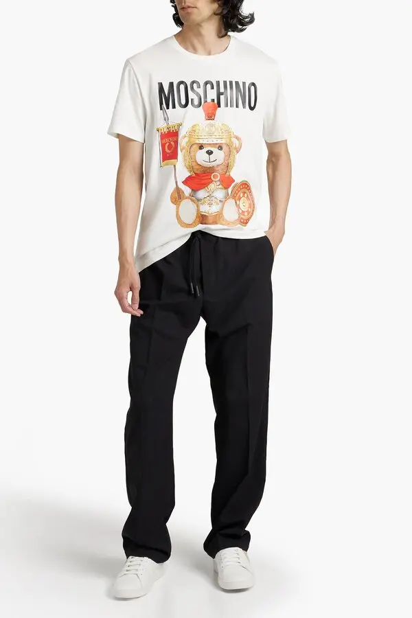 Moschino Printed Cottonjersey Tshirt