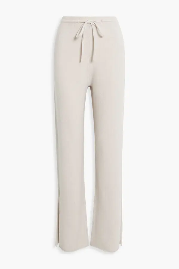 THE RANGE Merino Woolblend Track Pants - Light Gray