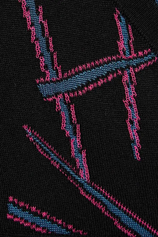 Diane Von Furstenberg Jacquard-knit Wrap Dress