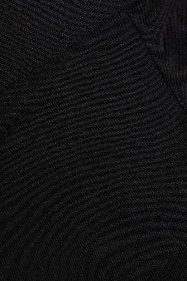 Fabiana Filippi Merino Wool-blend Tapered Pants - Black