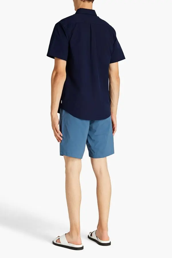 Onia Cotton-blend Shell Shorts With Drawstring Waist