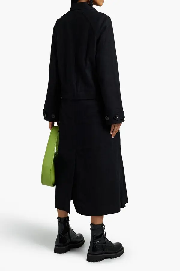 Rosetta Getty Convertible Ramie-twill Coat