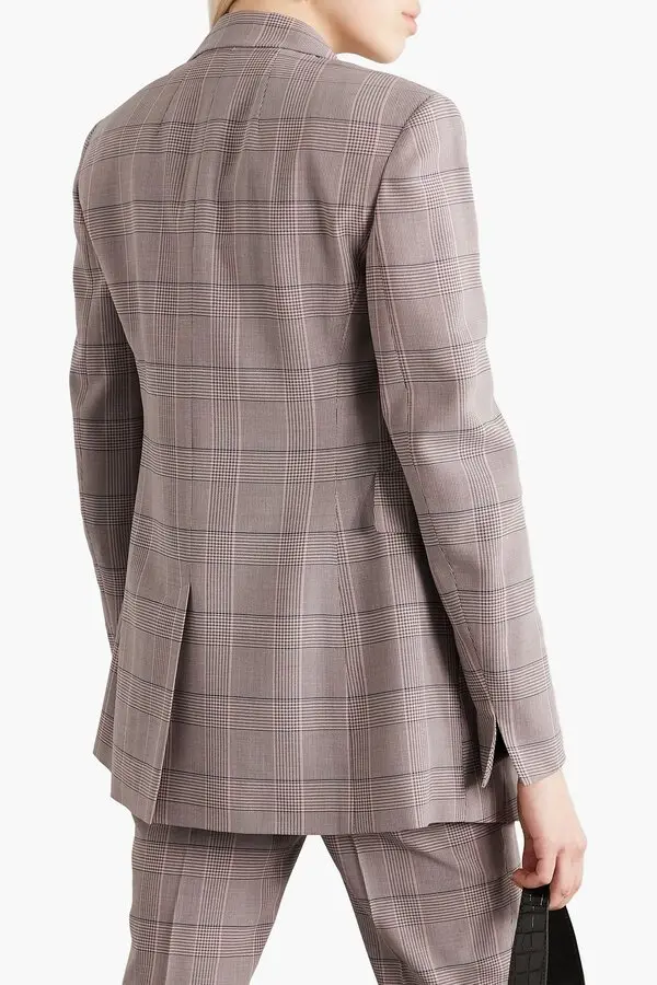 Akris Checked Wool Blazer