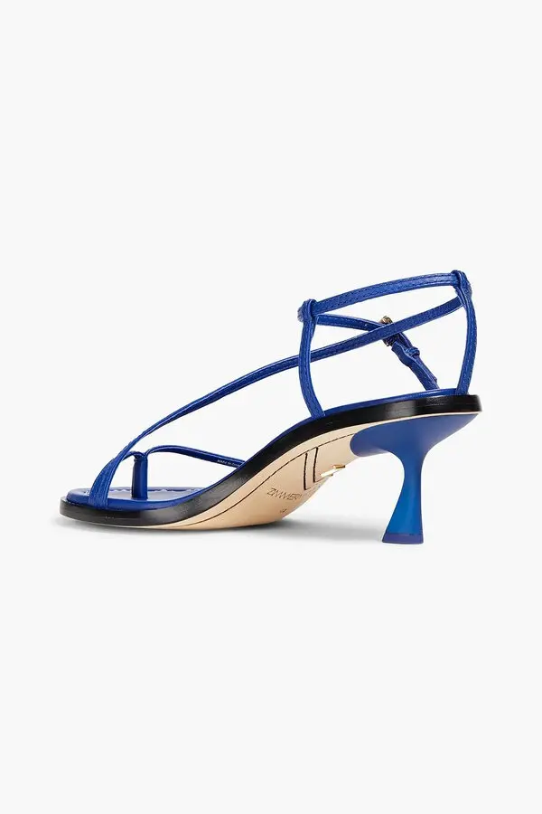 Zimmermann Leather Sandals - Cobalt Blue