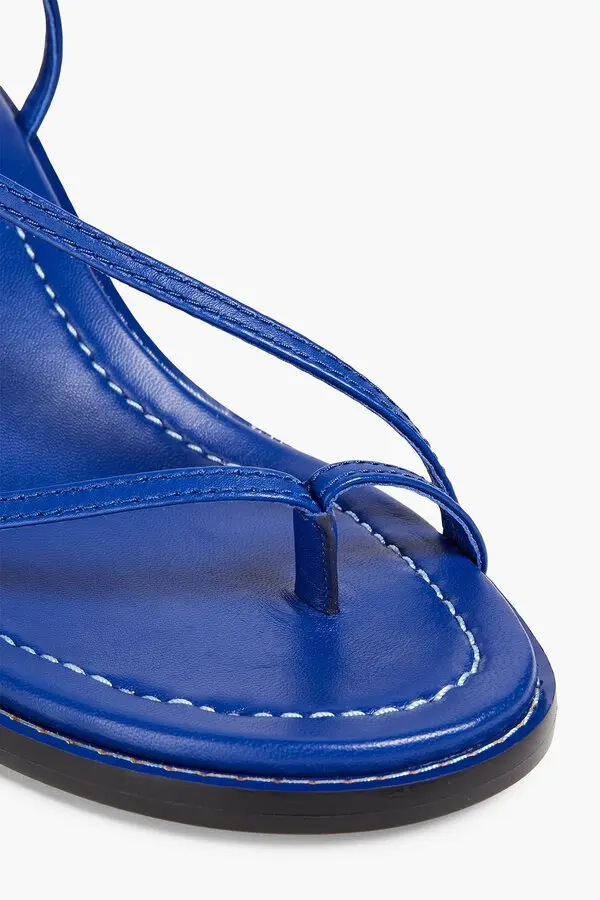 Zimmermann Leather Sandals - Cobalt Blue