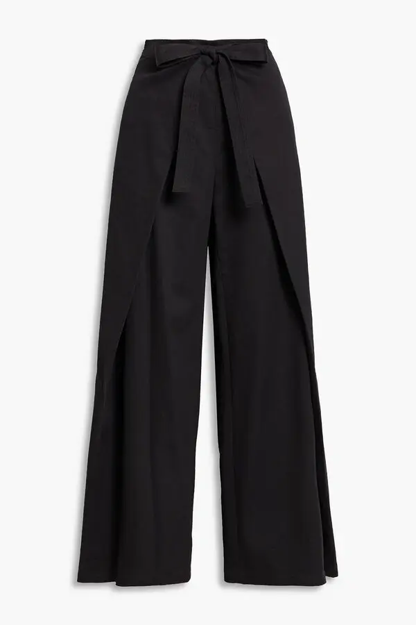 Rosetta Getty Layered Cottontwill Wideleg Pants