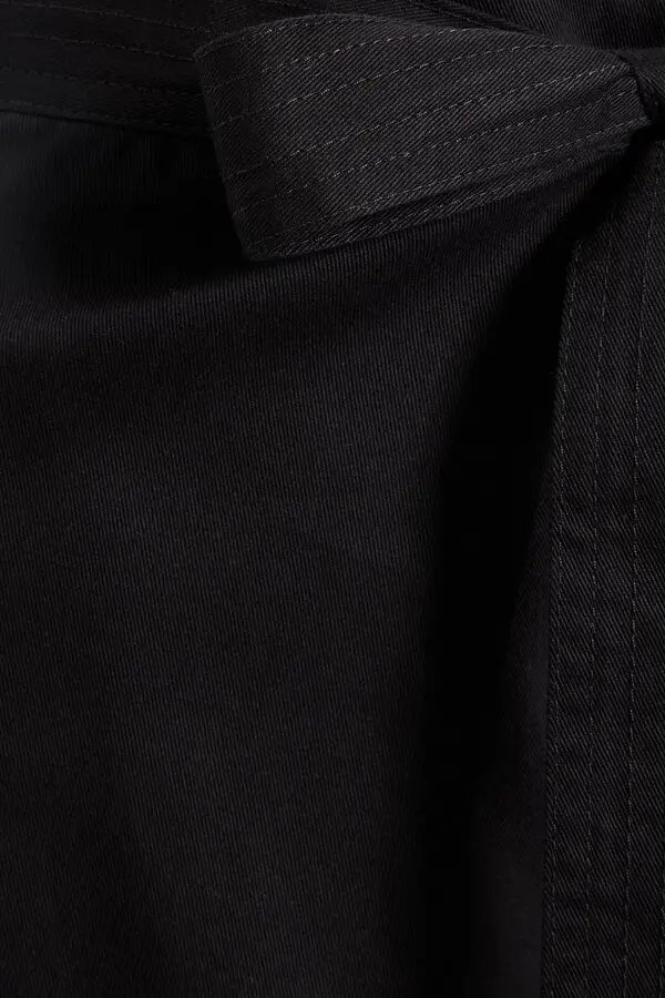 Rosetta Getty Layered Cottontwill Wideleg Pants
