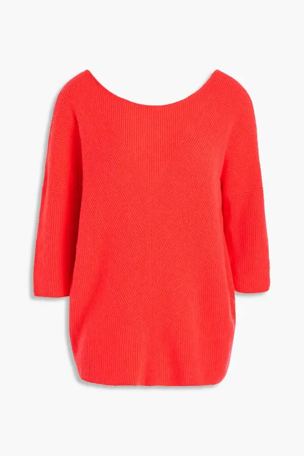 Maje Ribbed Cashmere Sweater