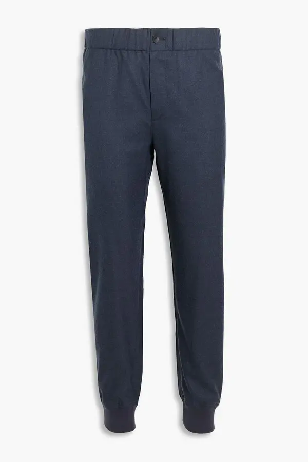 Rag & Bone Liam Mélange Twill Tapered Pants - Navy