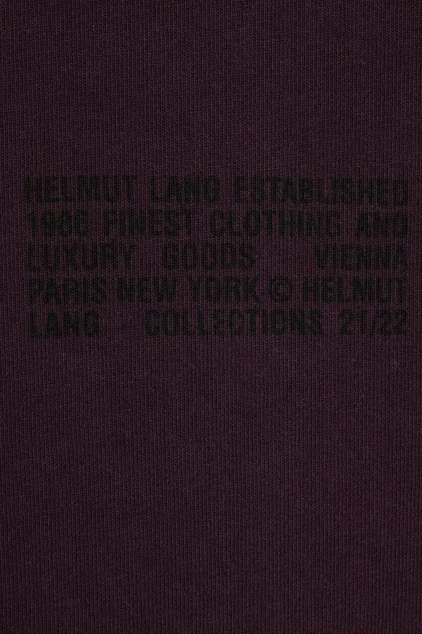 Helmut Lang Distort Printed Cottonjersey Tshirt
