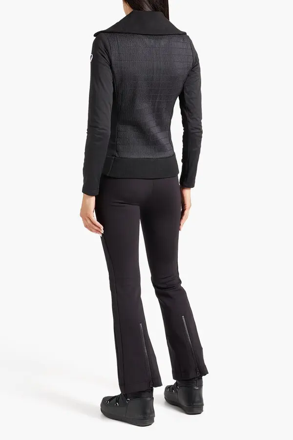 Fusalp Morgane Ribbed Shellpaneled Stretchjersey Track Jacket