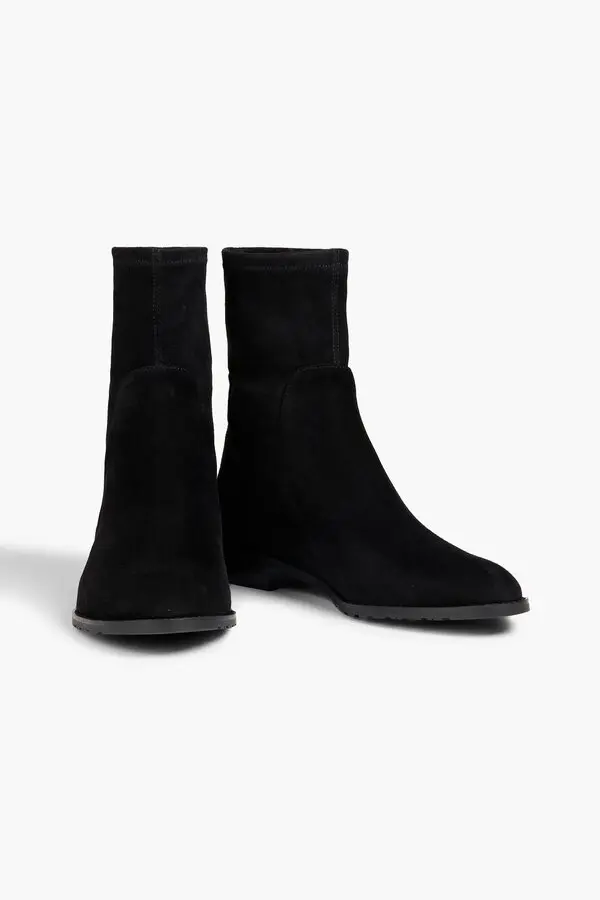 STUART WEITZMAN Lilene Suede Ankle Boots