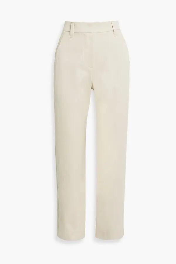 Brunello Cucinelli Cottontwill Straightleg Pants