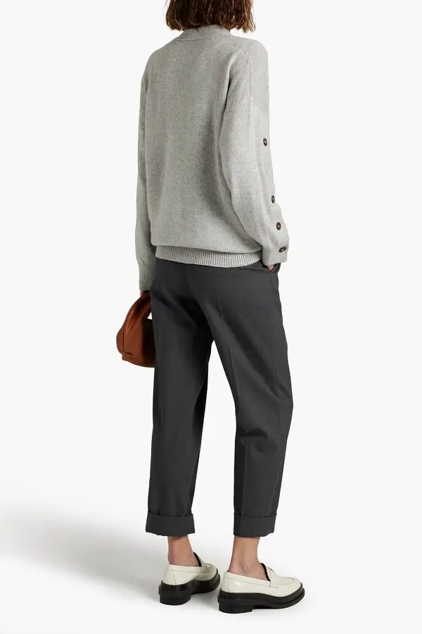 Brunello Cucinelli Embellished Cashmere Cardigan