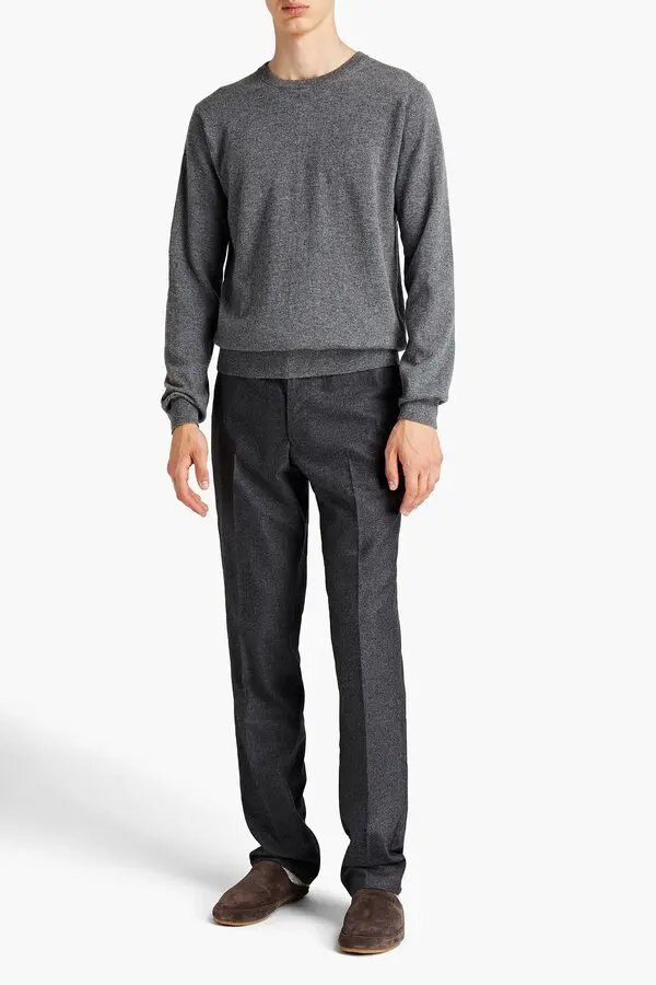 N.peal Oxford Cashmere Sweater - Anthracite