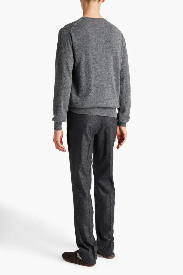 N.peal Oxford Cashmere Sweater - Anthracite
