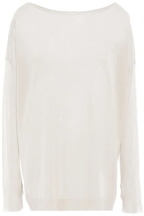 Brunello Cucinelli Metallic Knitted Sweater