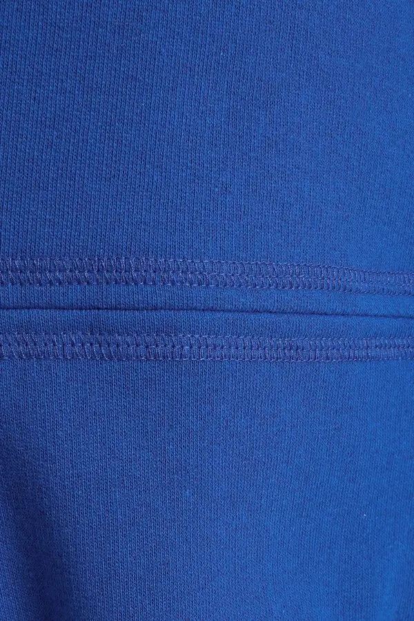GANNI Embroidered Cottonblend Fleece Sweatshirt
