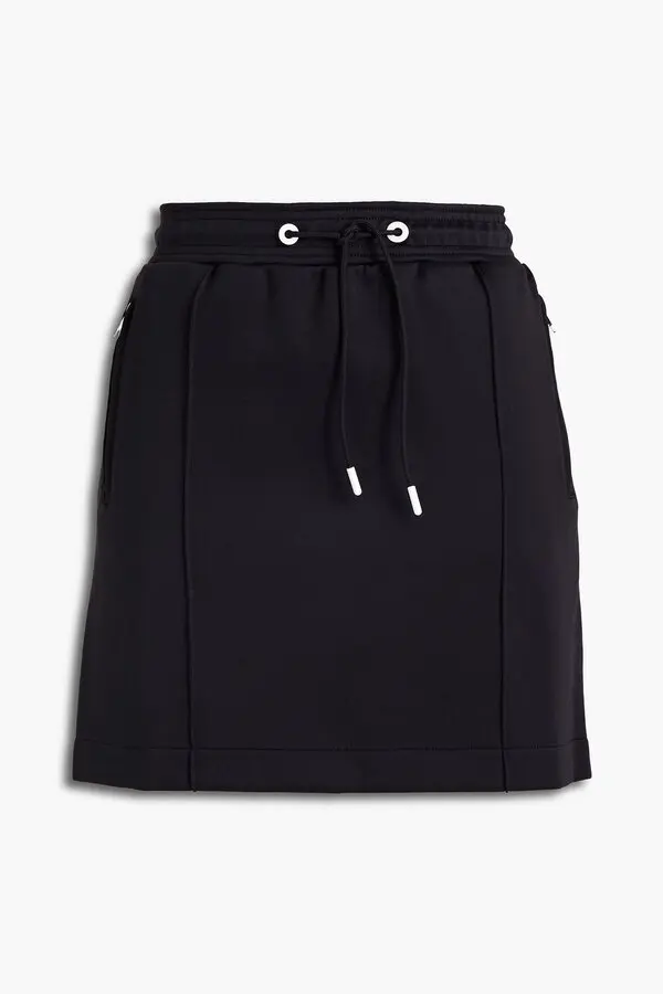 Kenzo Embroidered Neoprene Mini Skirt - Black