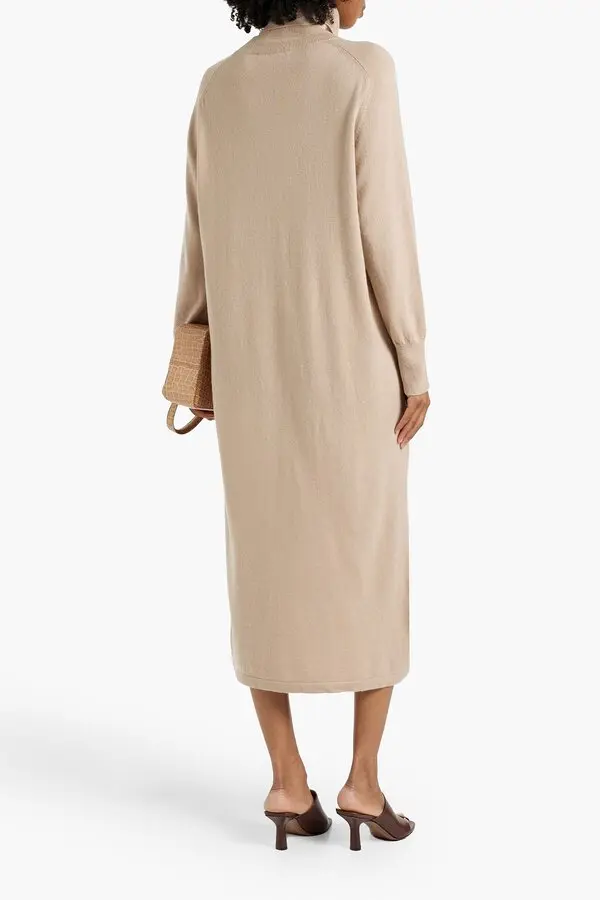Arch4 Lily Cashmere Turtleneck Midi Dress