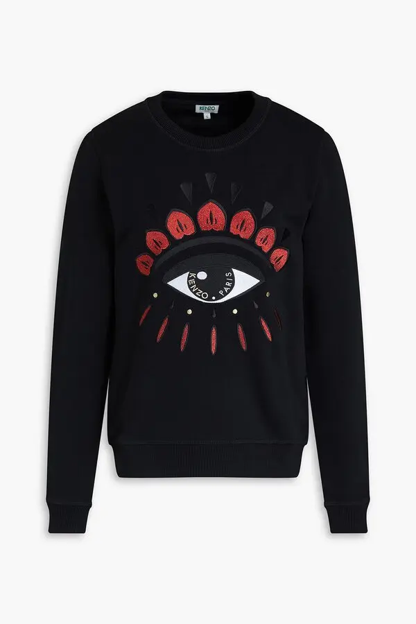Kenzo Embroidered French Cottonterry Sweatshirt