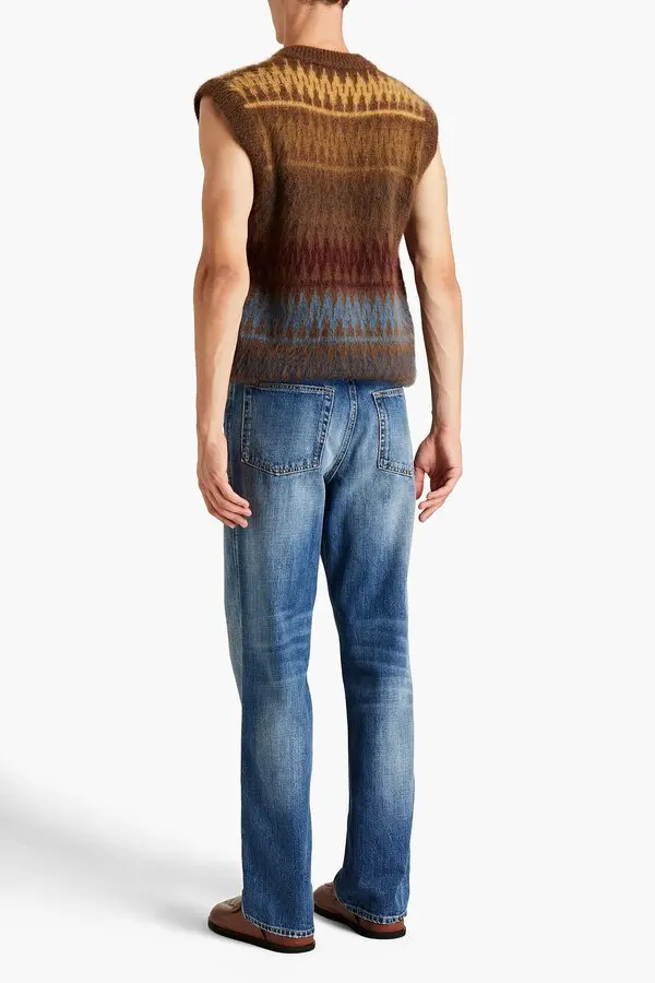 Acne Studios Distressed Faded Denim Jeans