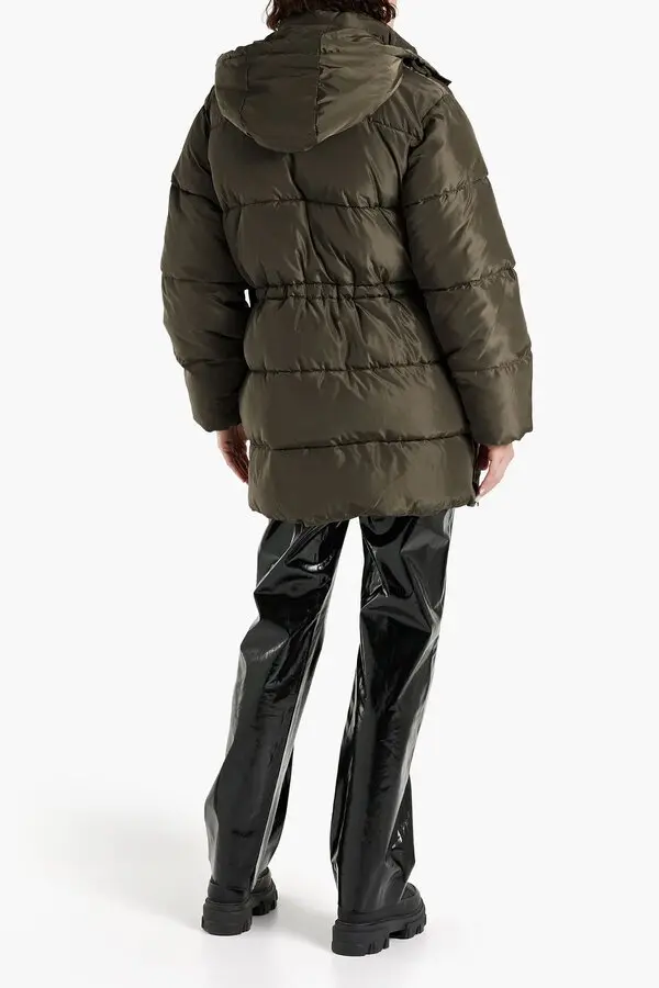 GANNI Oversized Quilted Shell Jacket