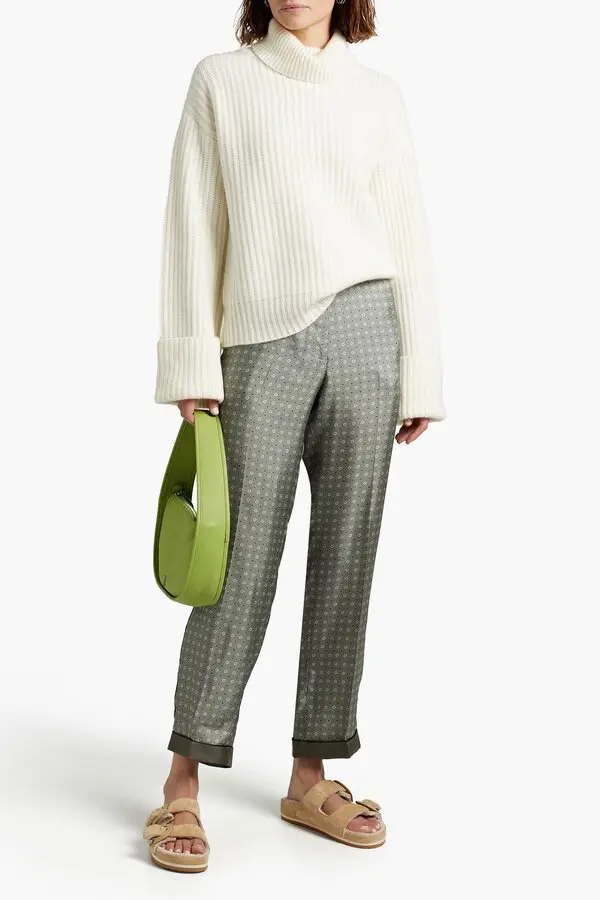 Arch4 Greenwich Ribbedknit Cashmere Turtleneck Sweater