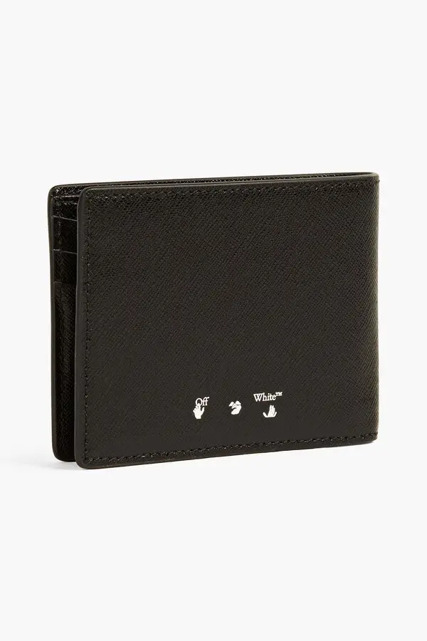 Off-White Striped Texturedleather Wallet