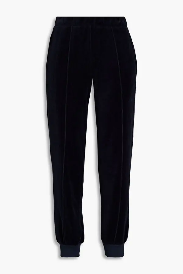 Stateside Stretchvelvet Track Pants - Midnight Blue