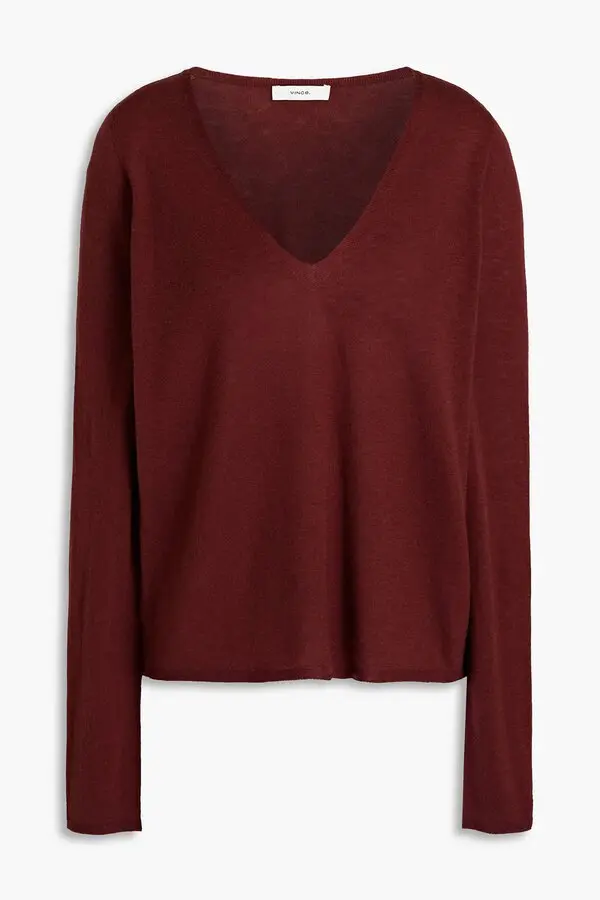 Vince Mélange Woolblend Sweater