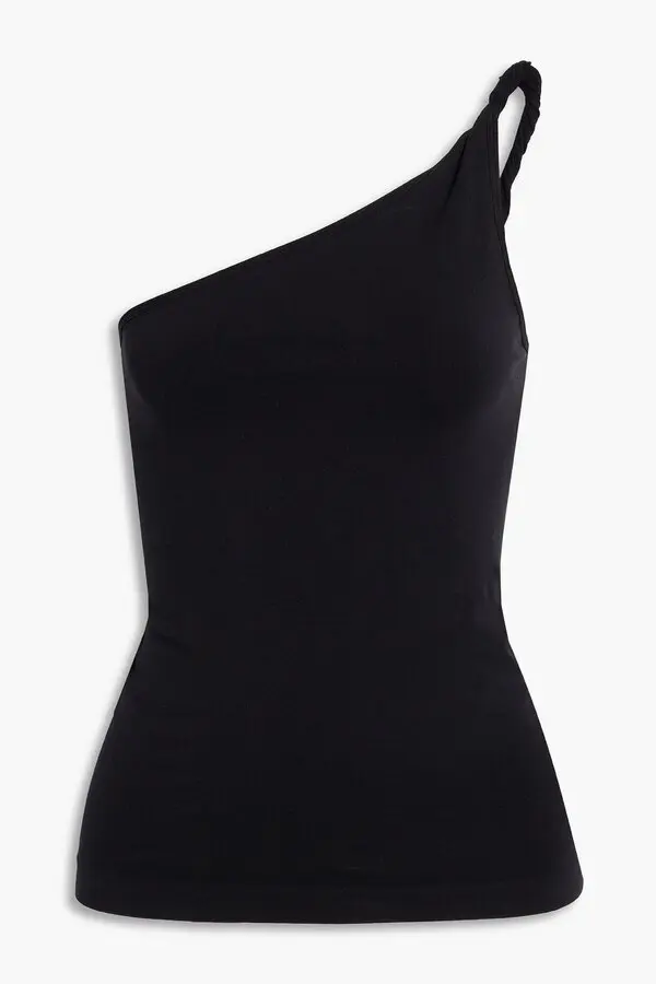 Helmut Lang One-shoulder Stretch-jersey Top