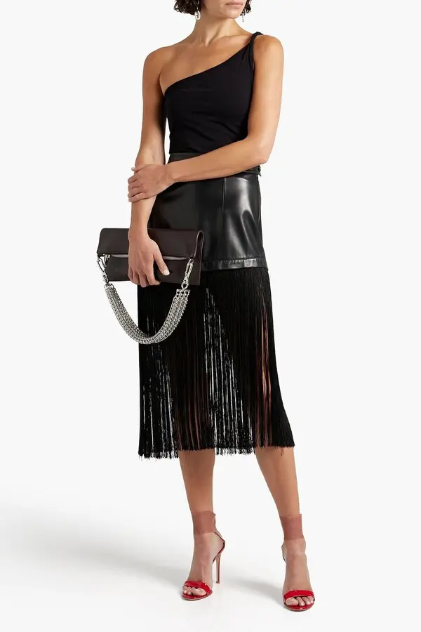 Helmut Lang One-shoulder Stretch-jersey Top