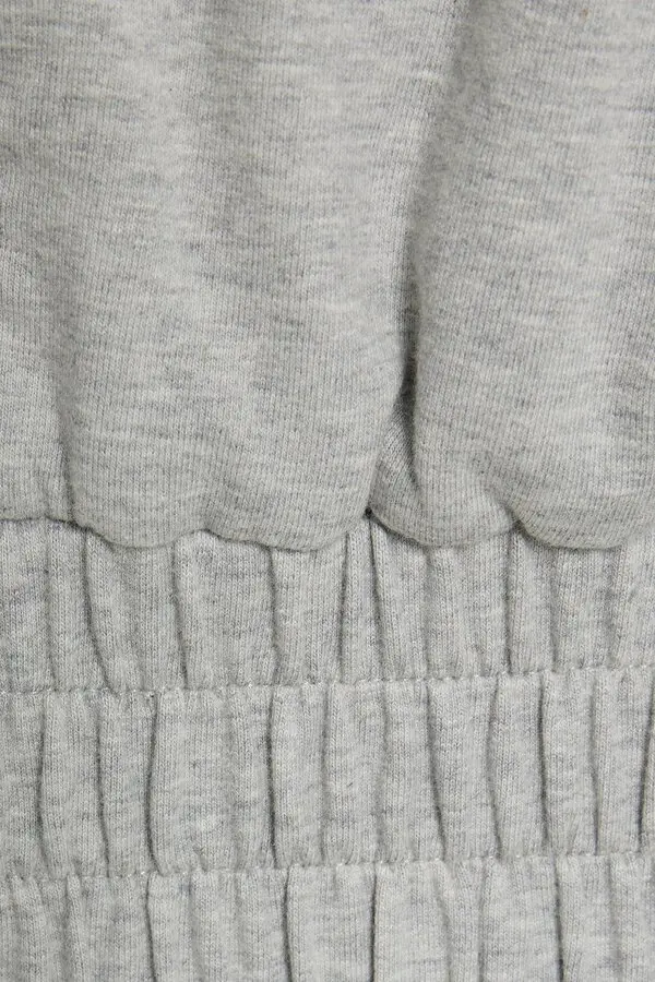 Norma Kamali Padded Cottonblend Jersey Hooded Bomber Jacket
