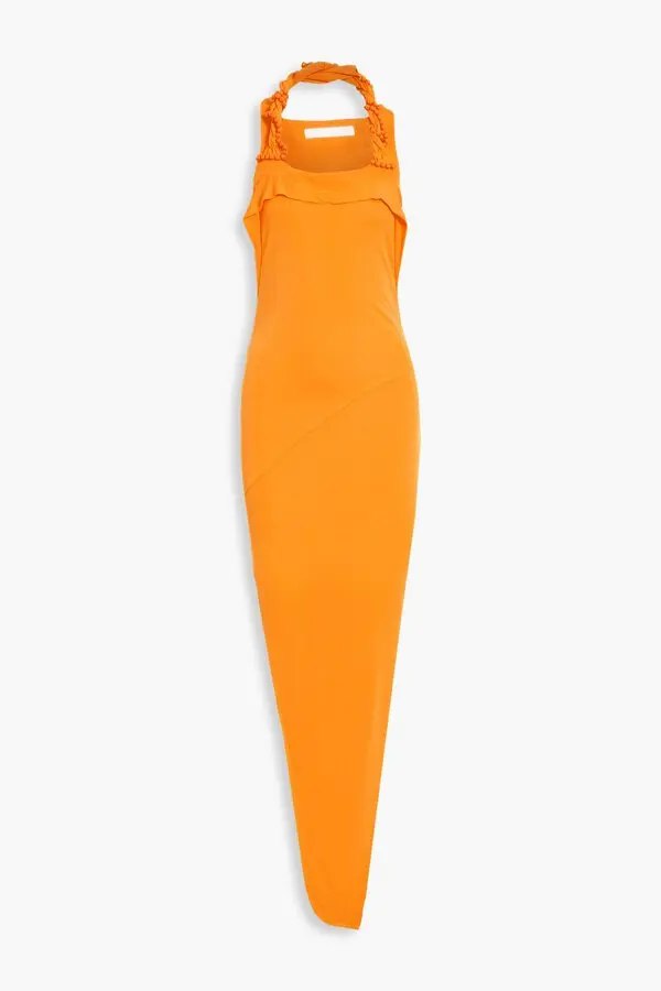 Helmut Lang Cutout Embellished Maxi Dress