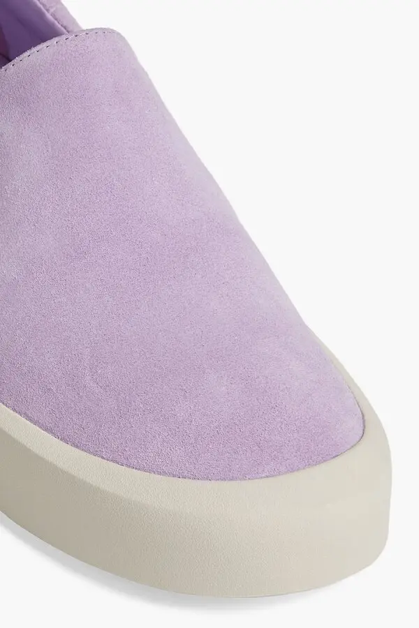 Vince Ginelle Suede Slip-on Sneakers Purple Us 8