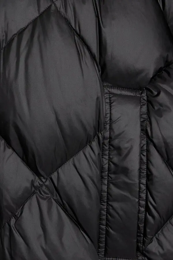 STAND STUDIO Farrah Quilted Shell Hooded Coat
