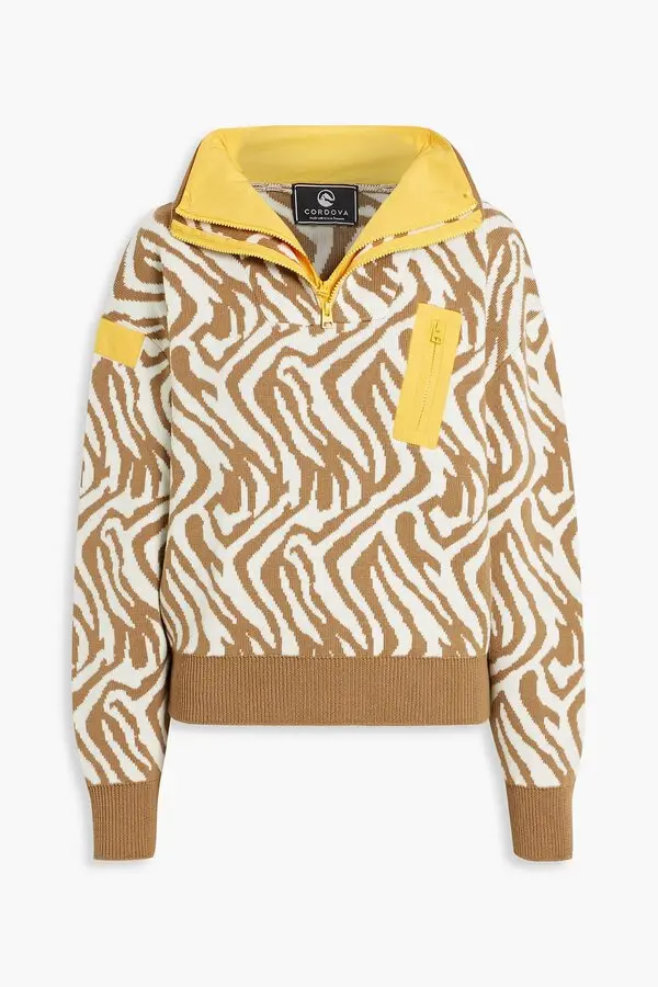 Cordova Banff Jacquardknit Merino Wool Ski Sweater