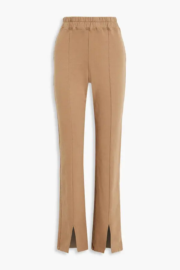 Good American Cottonfleece Track Pants - Sand